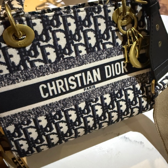 Dior | Bags | Authentic Christian Dior Lady D Medium | Poshmark